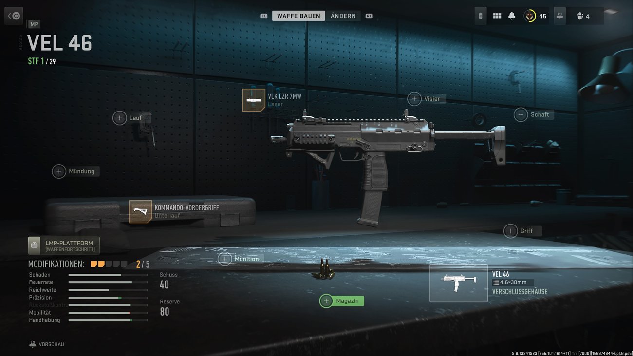 CoD MW 2: VEL 46 - Bestes Setup, Aufsätze & Werte