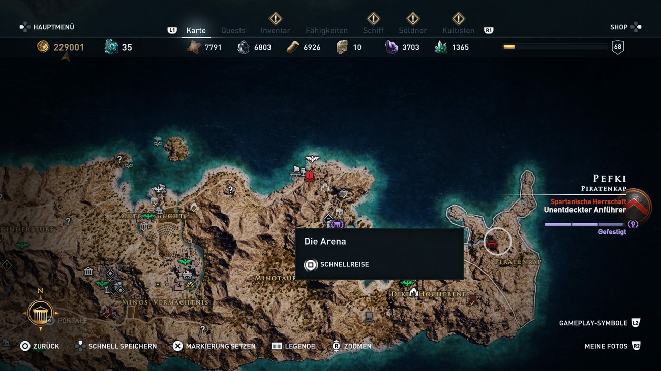 Assassin's Creed Odyssey: zum Helden der Arena werden