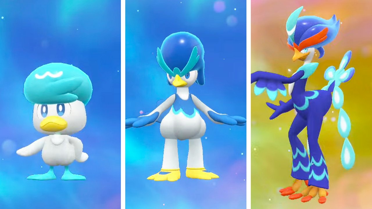 Pokémon Karmesin: Alle Starter & ihre Entwicklungen