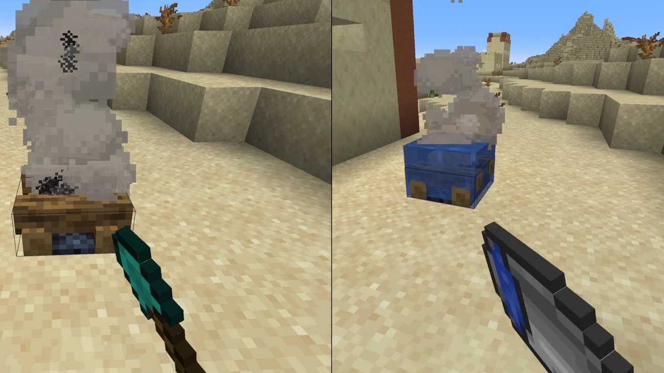 Minecraft: Lagerfeuer craften und an-/ausmachen