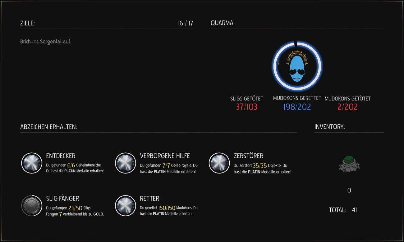 Oddworld - Soulstorm: Komplettlösung mit Tipps