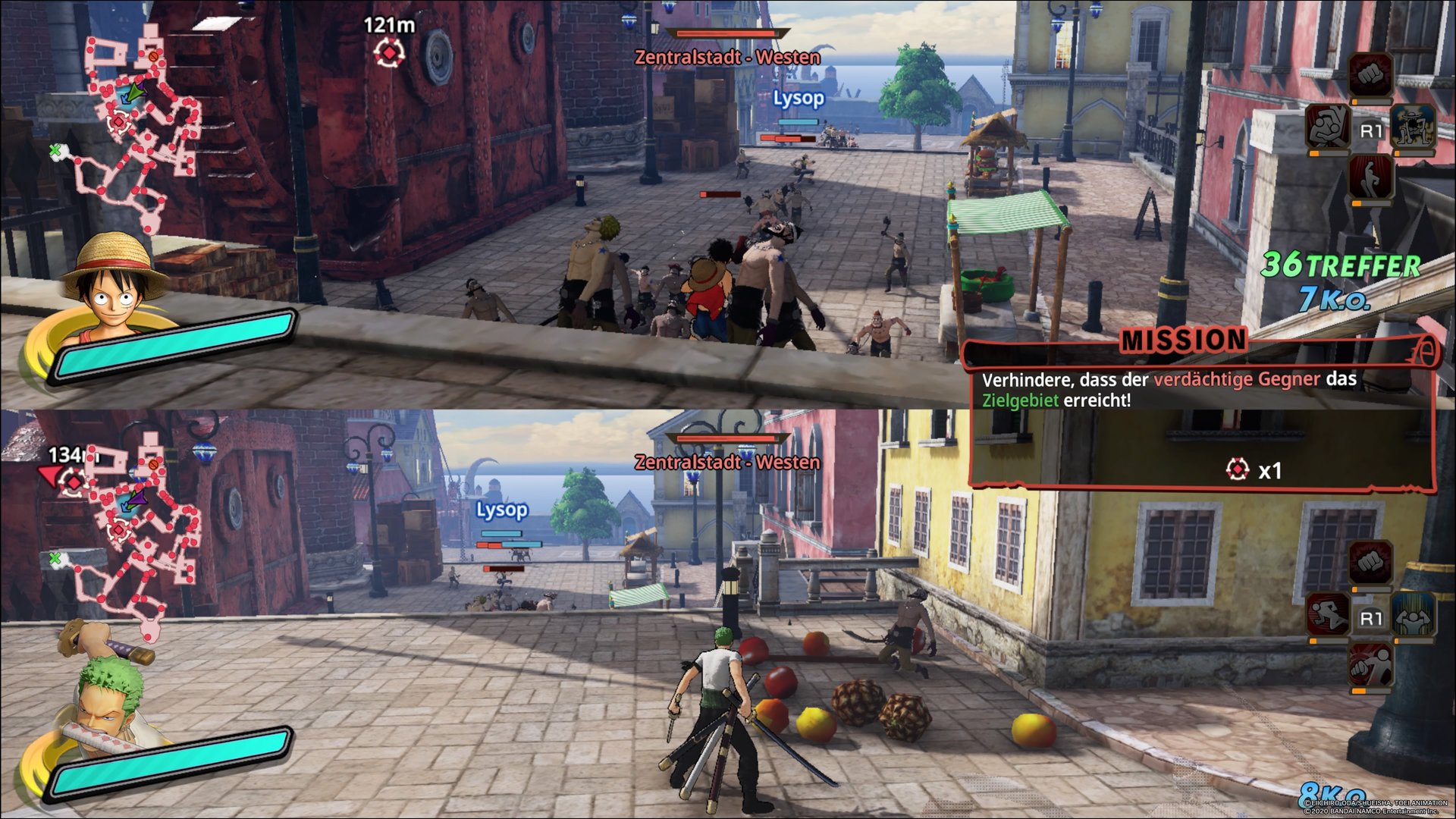 One Piece - Pirate Warriors 4: Koop, Splitscreen und Multiplayer - Das ...