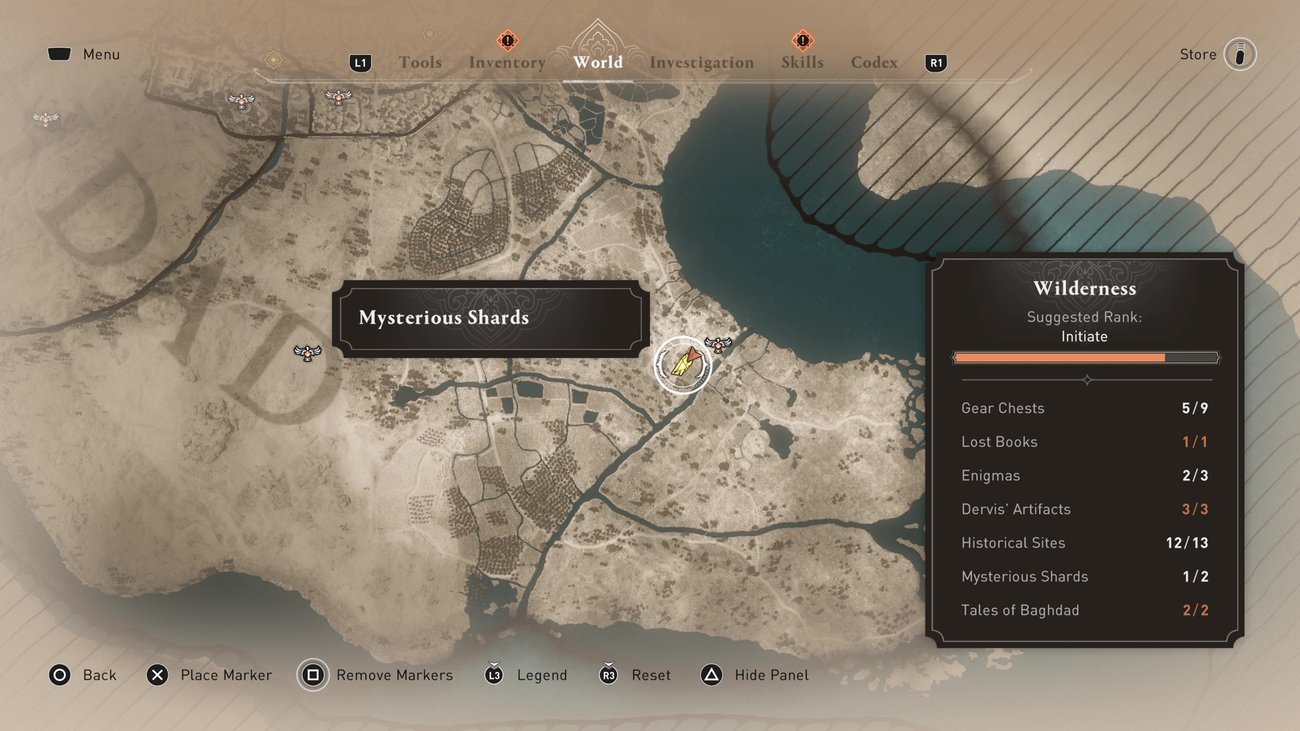 AC Mirage: Rätselhafte Scherben finden & Der Ruf abschließen