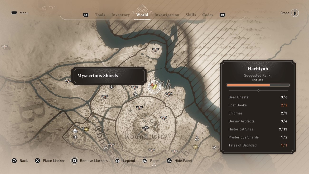 AC Mirage: Rätselhafte Scherben finden & Der Ruf abschließen