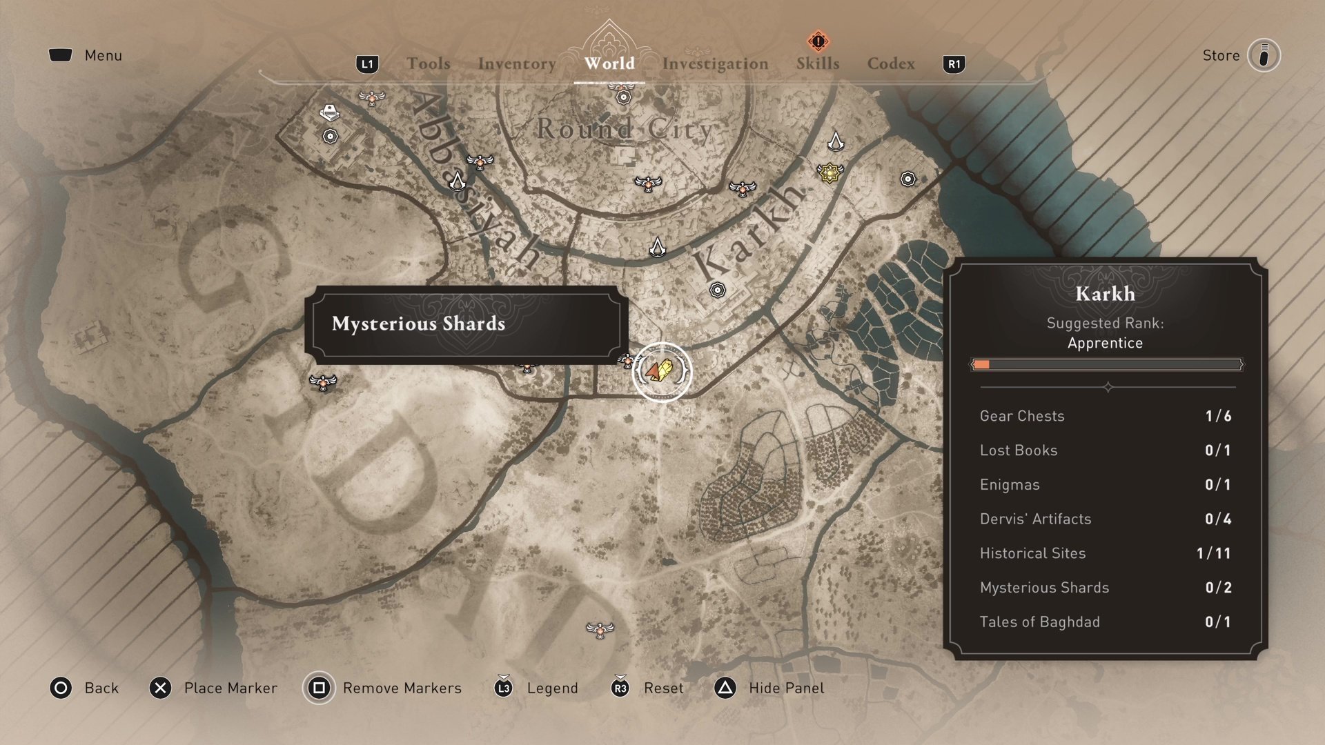 AC Mirage: Rätselhafte Scherben finden & Der Ruf abschließen
