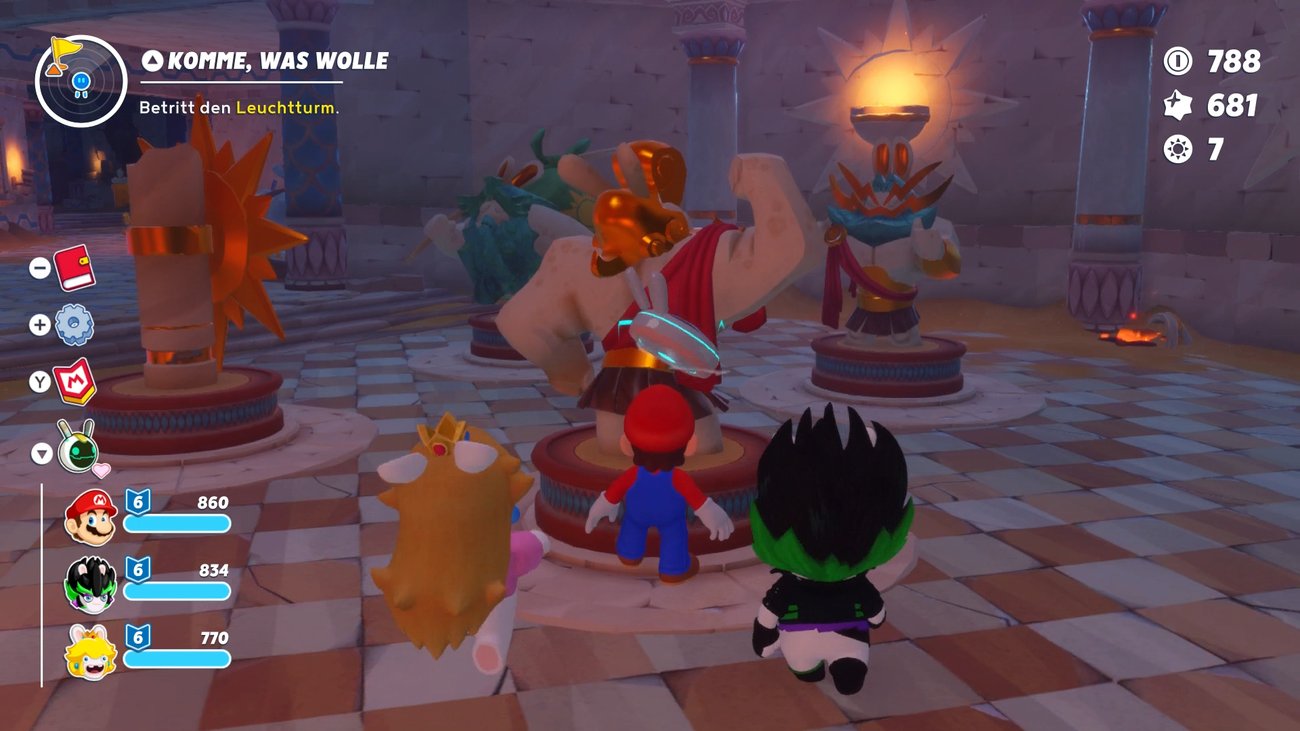 Mario Rabbids Sparks of Hope: Rätsel von Prof. Wunderlich lösen