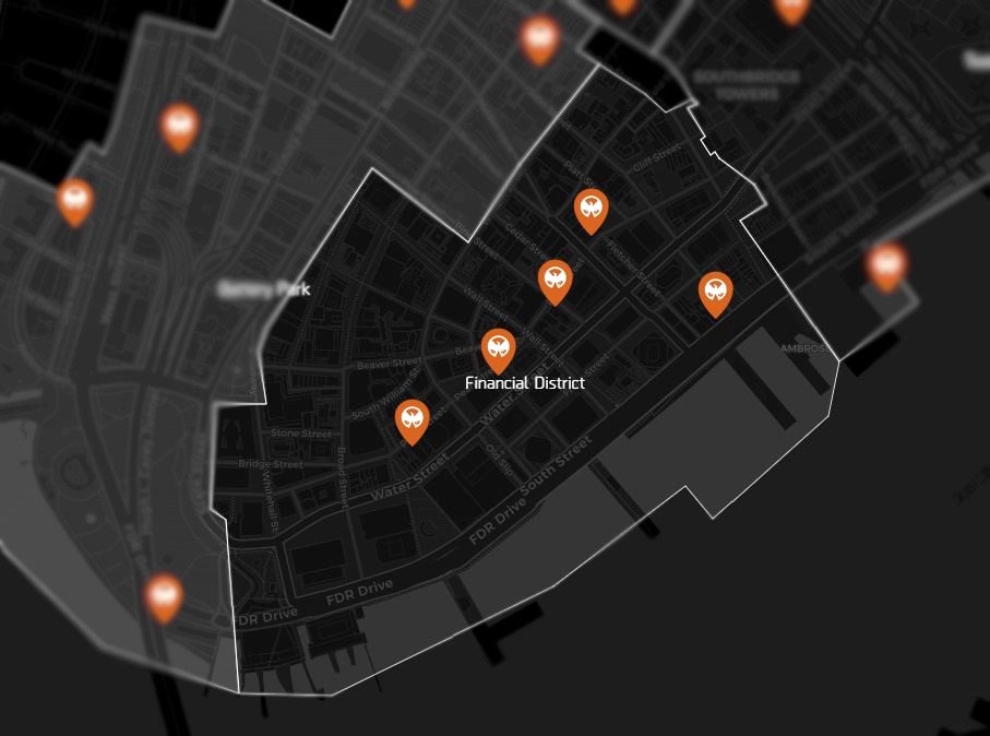 The Division 2: Alle SHD-Behälter in New York finden