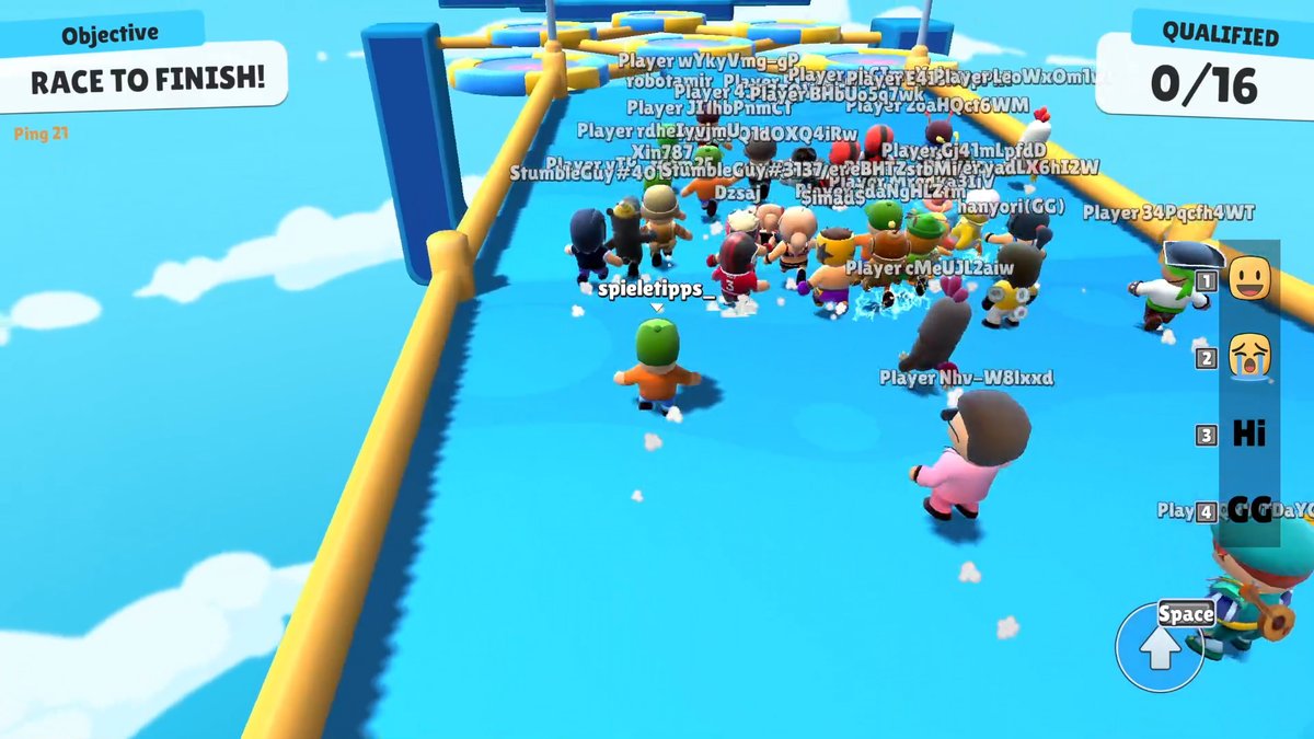 Stumble Guys: Bunter Name und wie ihr den Namen ändern könnt