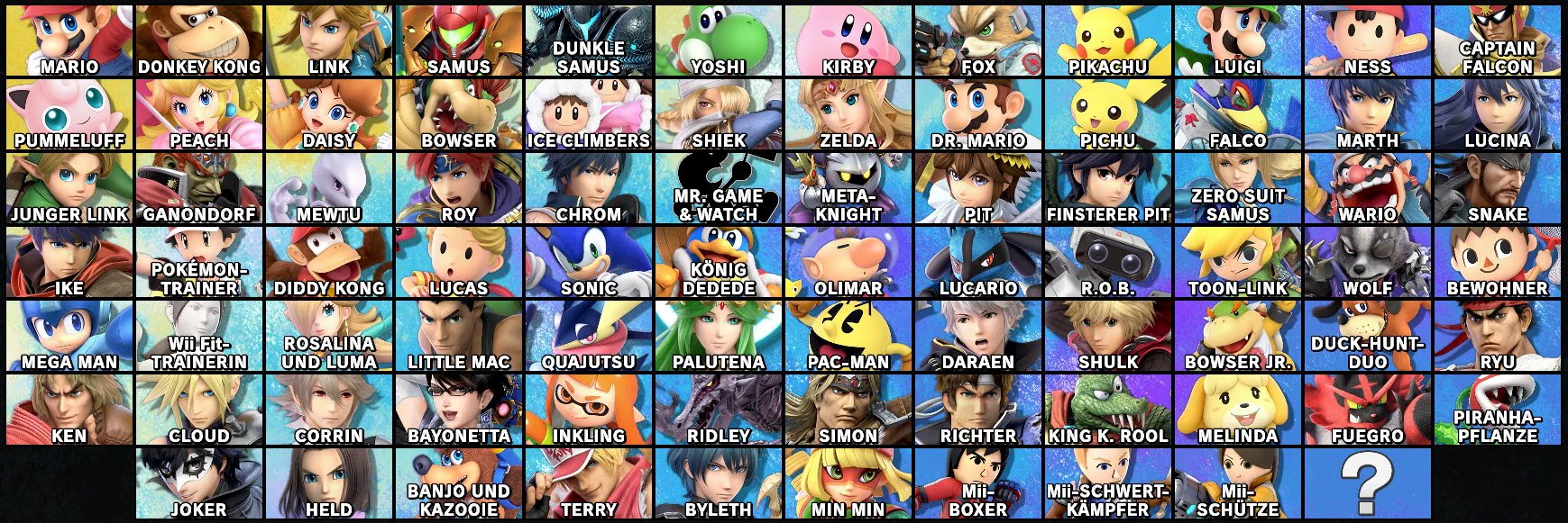 Super Smash Bros Ultimate Tier List: Best Characters – SQPSDH