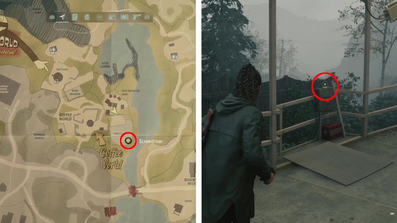 Alan Wake 2: Schraubenzieher finden