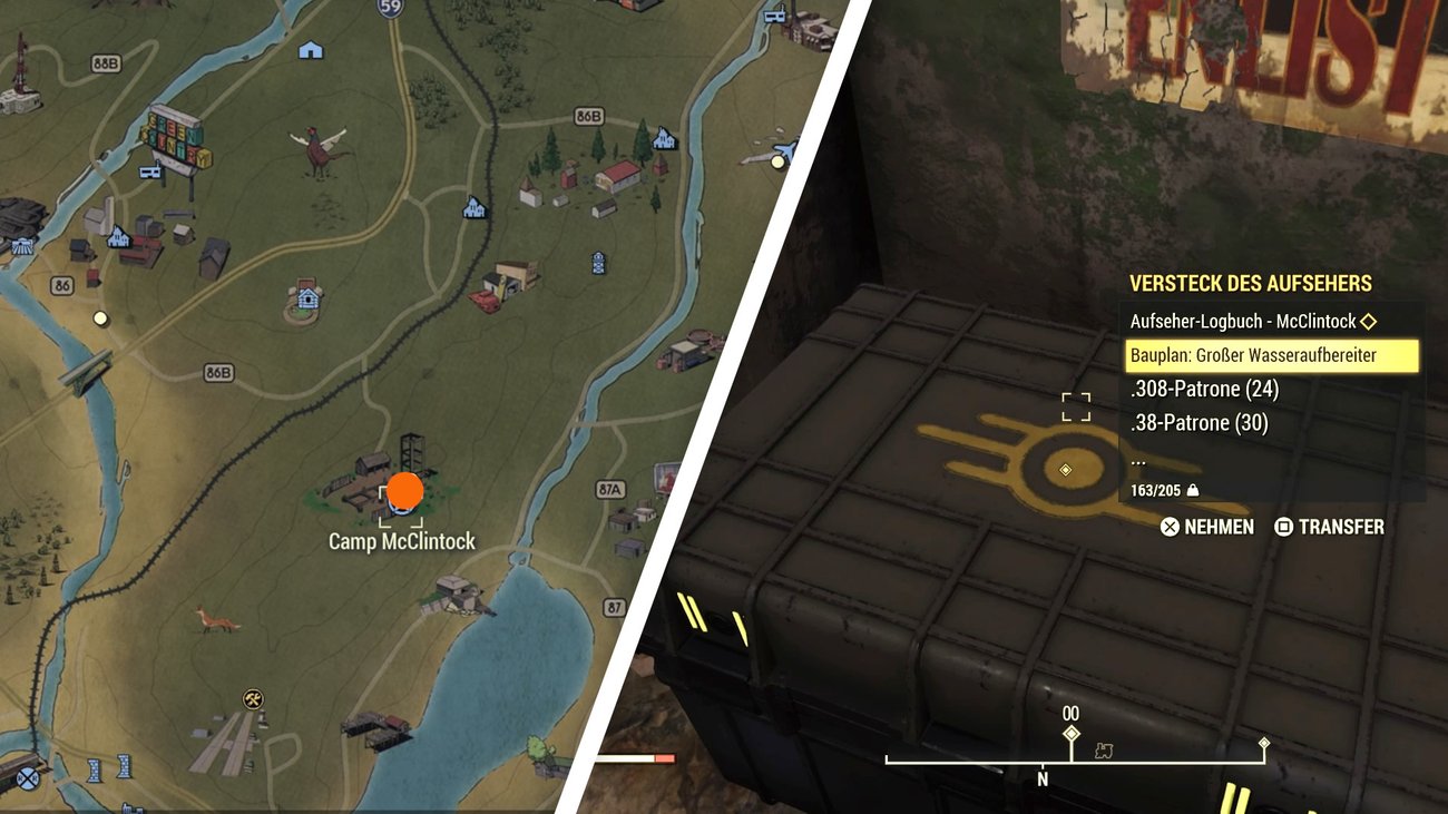 Fallout 76: Nützliche Baupläne und ihre Fundorte