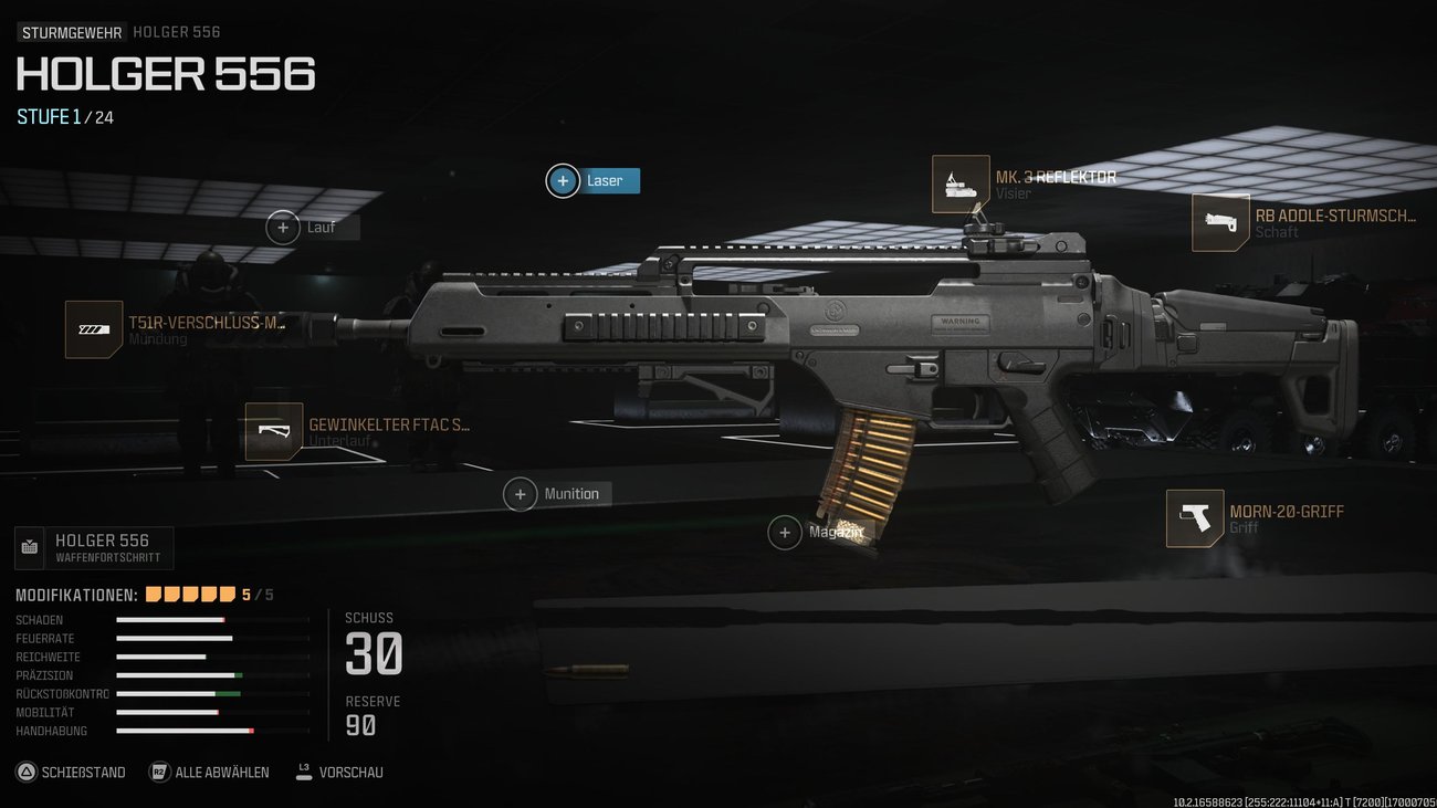 Call of Duty MW 3: Holger 556 - Beste Setups, Aufsätze & Werte