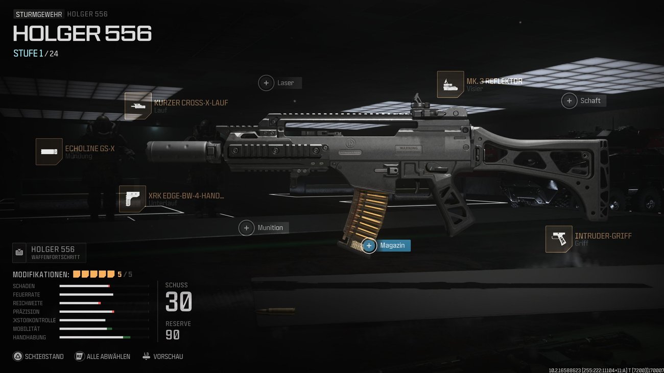 Call of Duty MW 3: Holger 556 - Beste Setups, Aufsätze & Werte