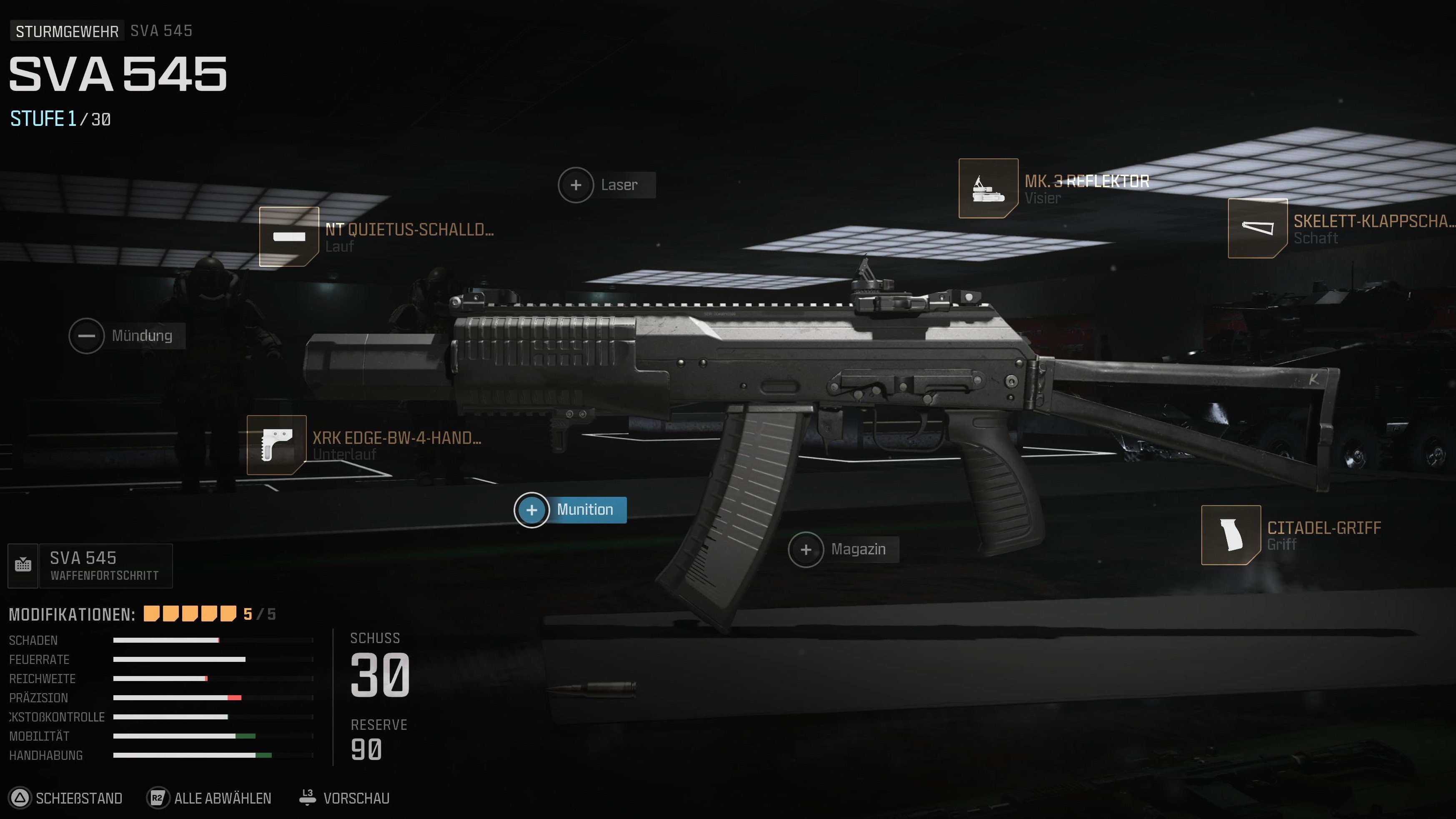 Call of Duty MW 3: SVA 545 - Beste Aufsätze, Setups und Werte