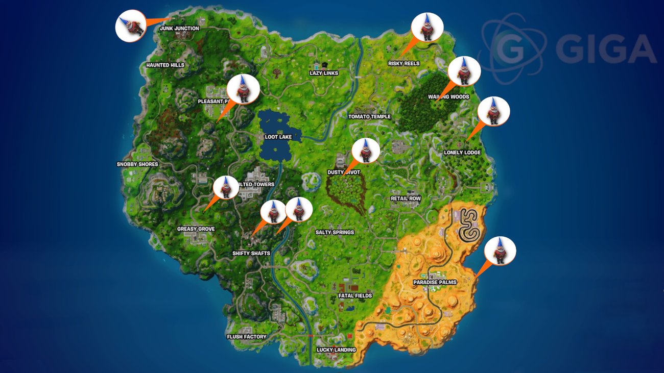 Fortnite OG Season: Zwerge finden und XP kassieren