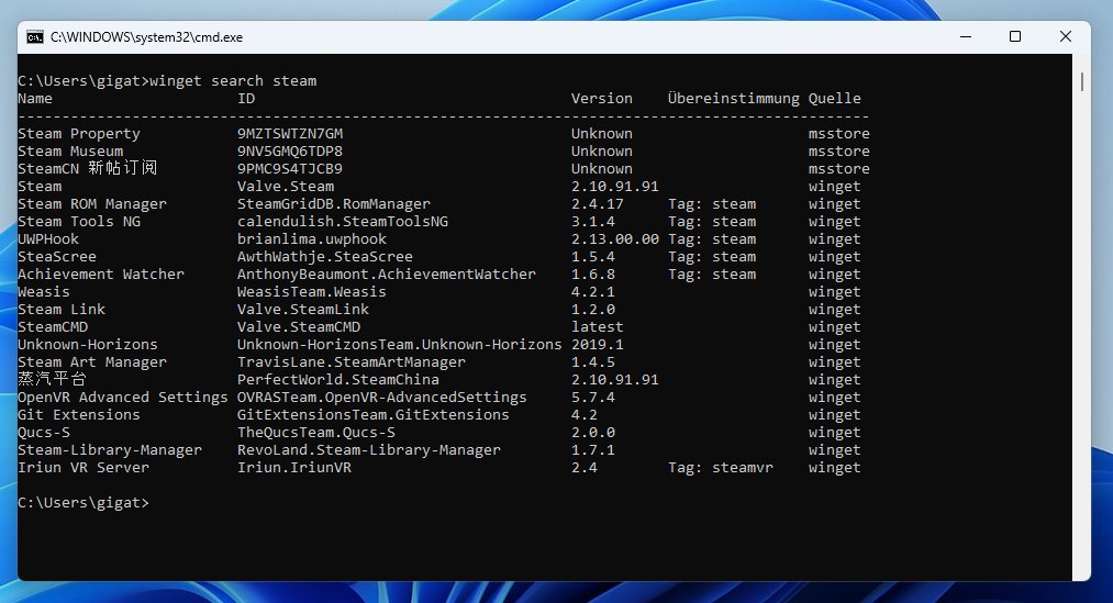 Windows-Programme mit Winget installieren – so geht‘s