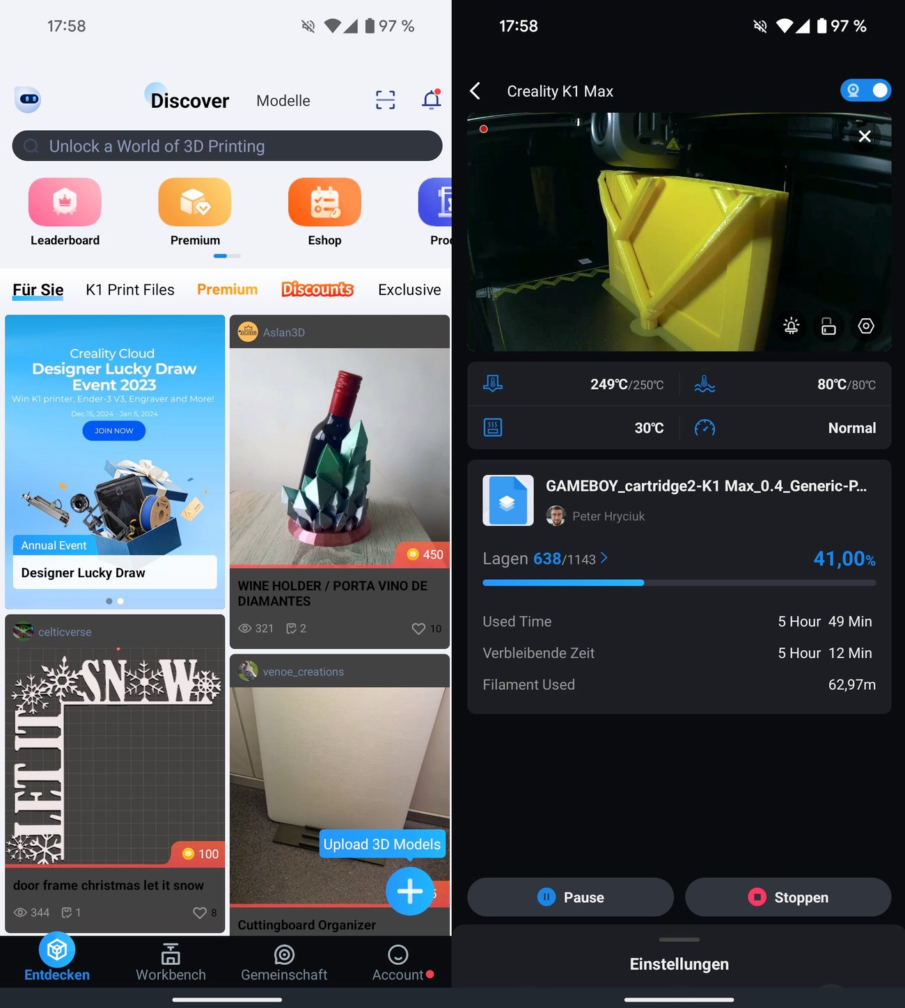 Creality K1 Max im Test: Großer 3D-Drucker für alle, die basteln wollen