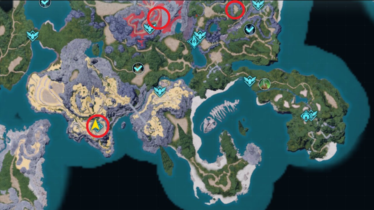 Erzspots ausfindig machen und Erz farmen in Palworld