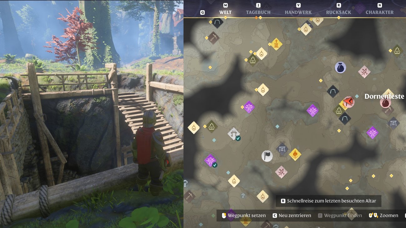 Enshrouded: Lehm, Harz und mehr finden (Fundorte von Materialien)