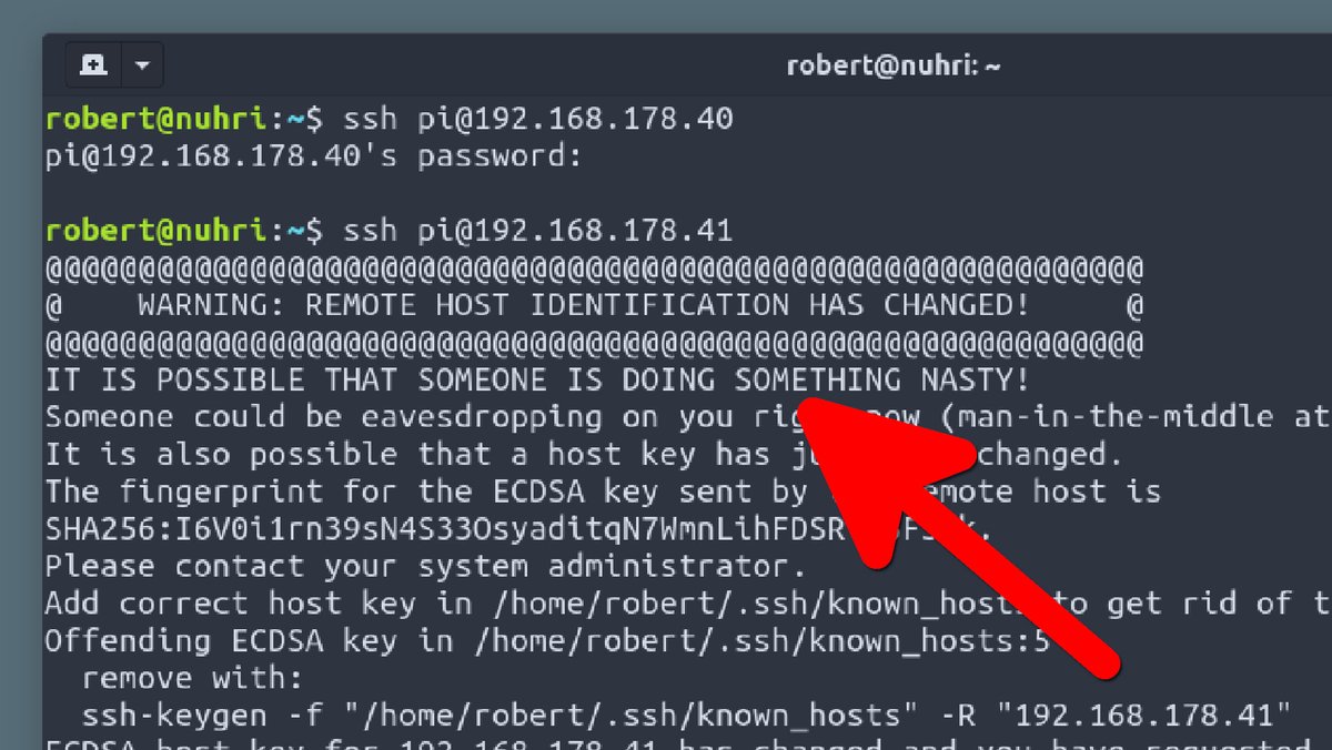 Lösung: „Warning: Remote Host Identification has changed“ (SSH)