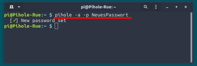 Pi-Hole: Passwort ändern – so geht's