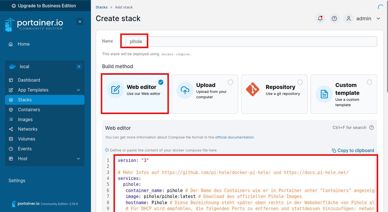Pi-hole in Docker-Container installieren – in 10 Minuten
