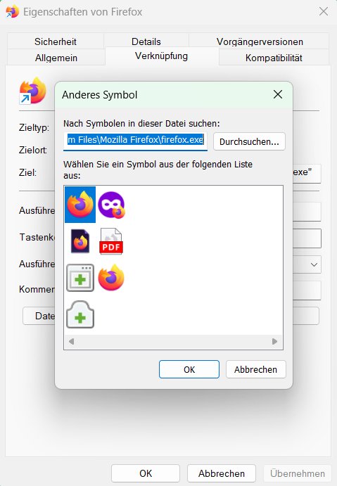 Das Firefox Icon auf dem Desktop ändern – Anleitung