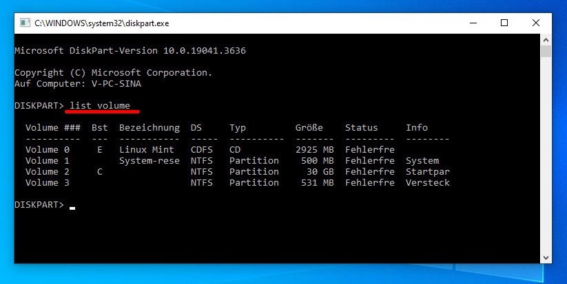 Zum Laufwerk wechseln in CMD (C, D, USB, Festplatte)