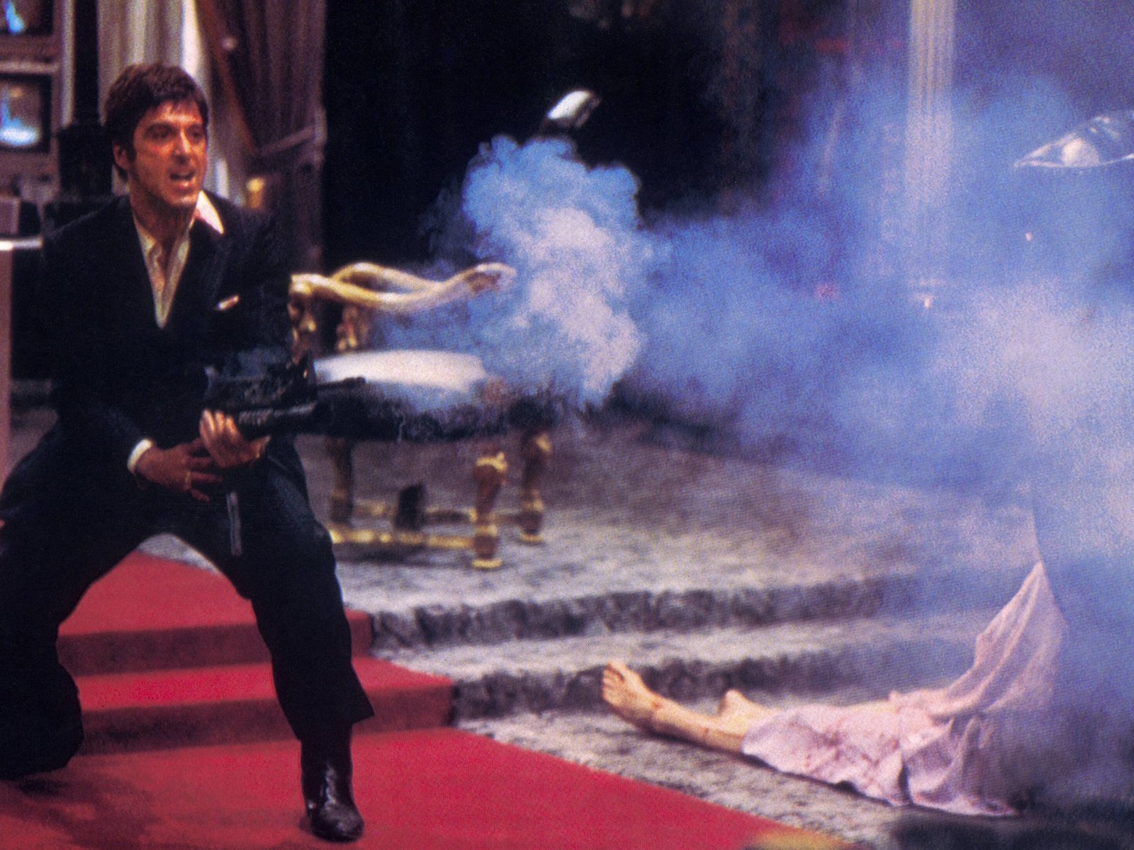 Tony Montana Scarface Al Pacino Scarface, Malerei Von Sérgio Clemente