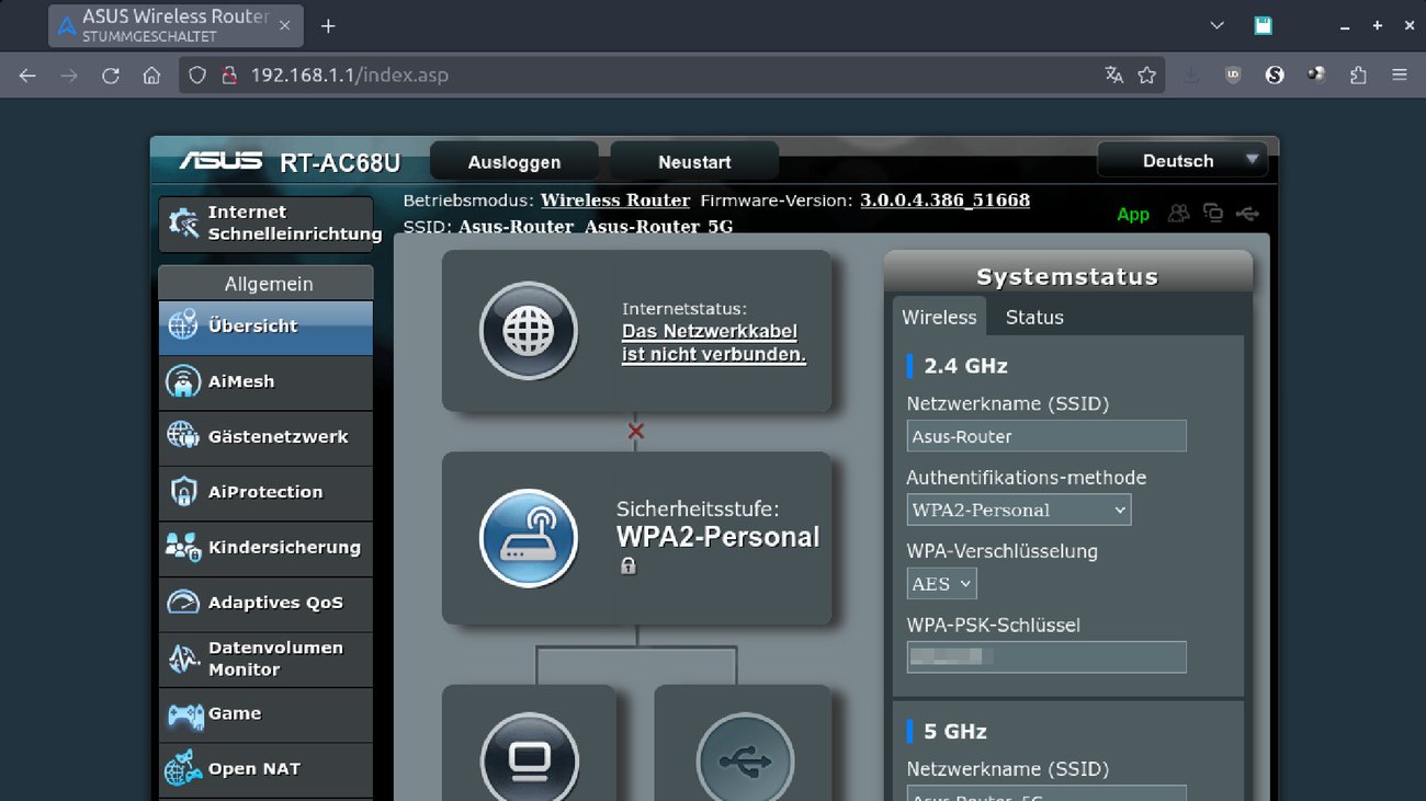 Asus-Router Login: So kommt ihr in die Einstellungen