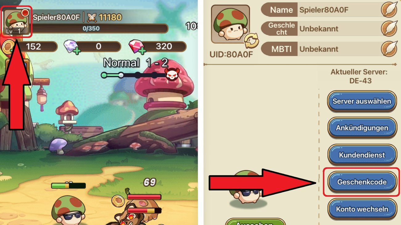 Legend of Mushroom: Alle Codes für Geschenke (Oktober 2025)