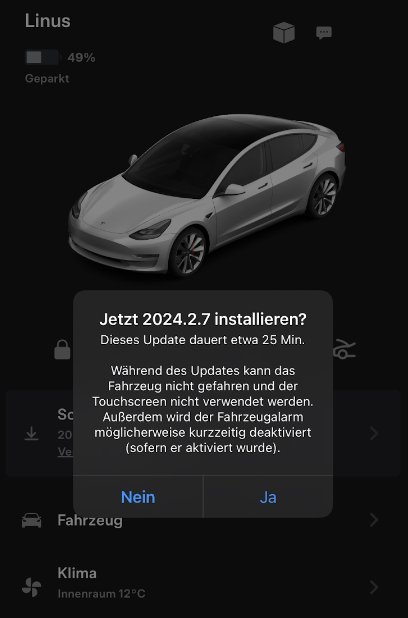 Tesla: Update anstoßen – so geht es (auch ohne WLAN?)