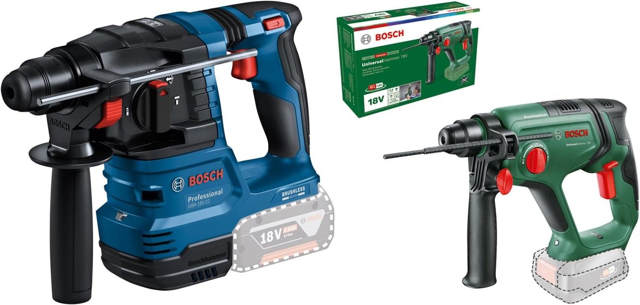 Bosch: Grün oder blau – was soll man kaufen und warum?