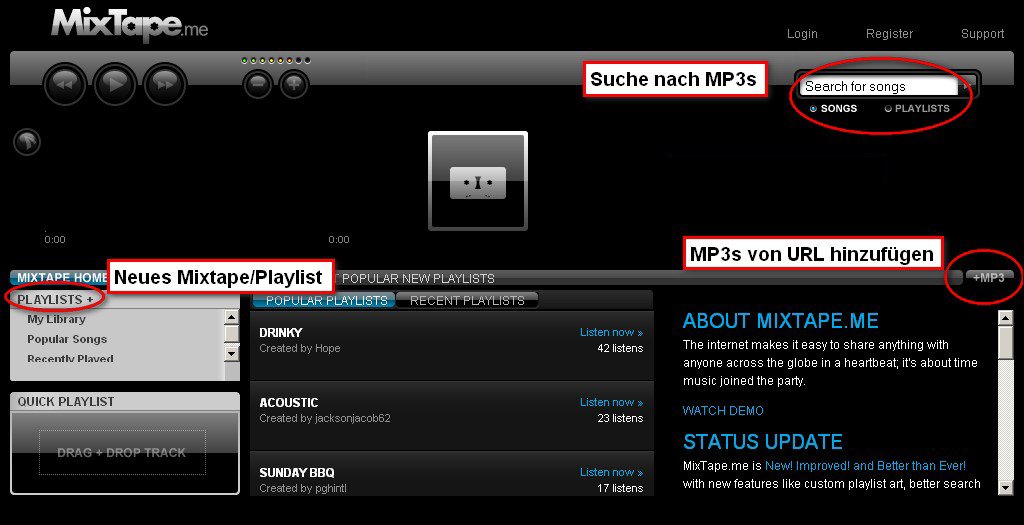 Online-Mixtapes erstellen leicht gemacht